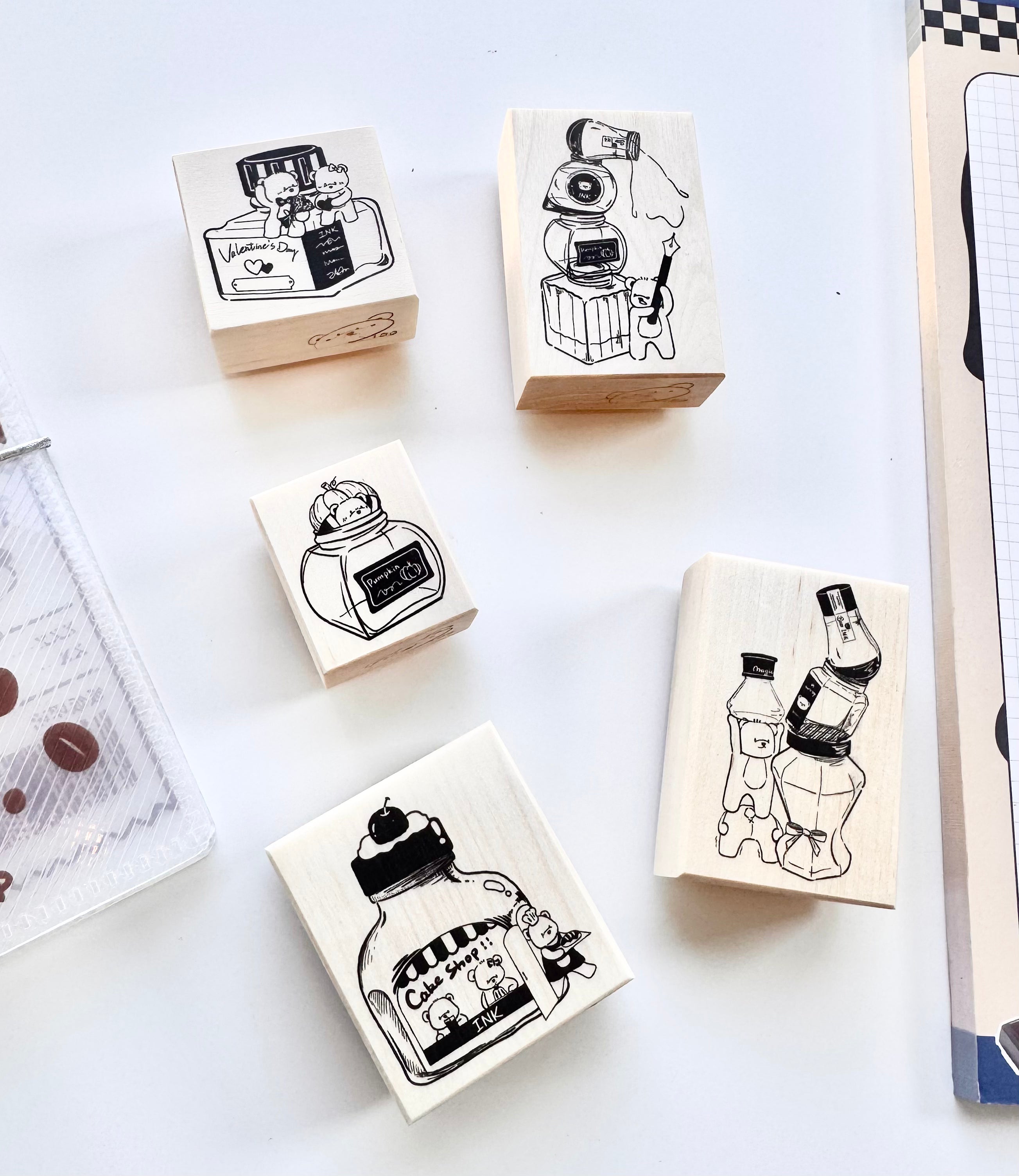 Xiao Xiao Studio - Ink Stories Vol.2 | Rubber Stamps – Emma Stationery Haul