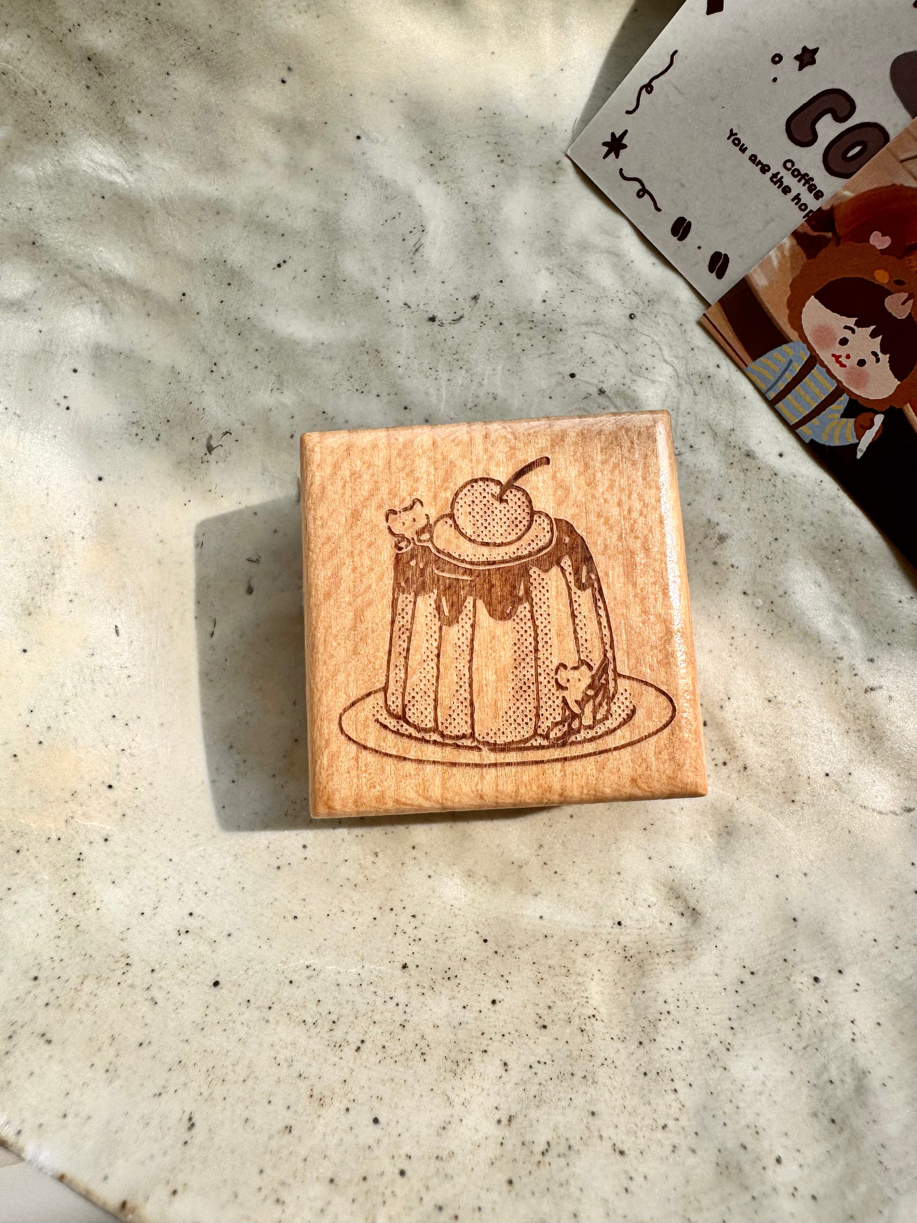 Light Rain - Dessert | Rubber Stamp – Emma Stationery Haul