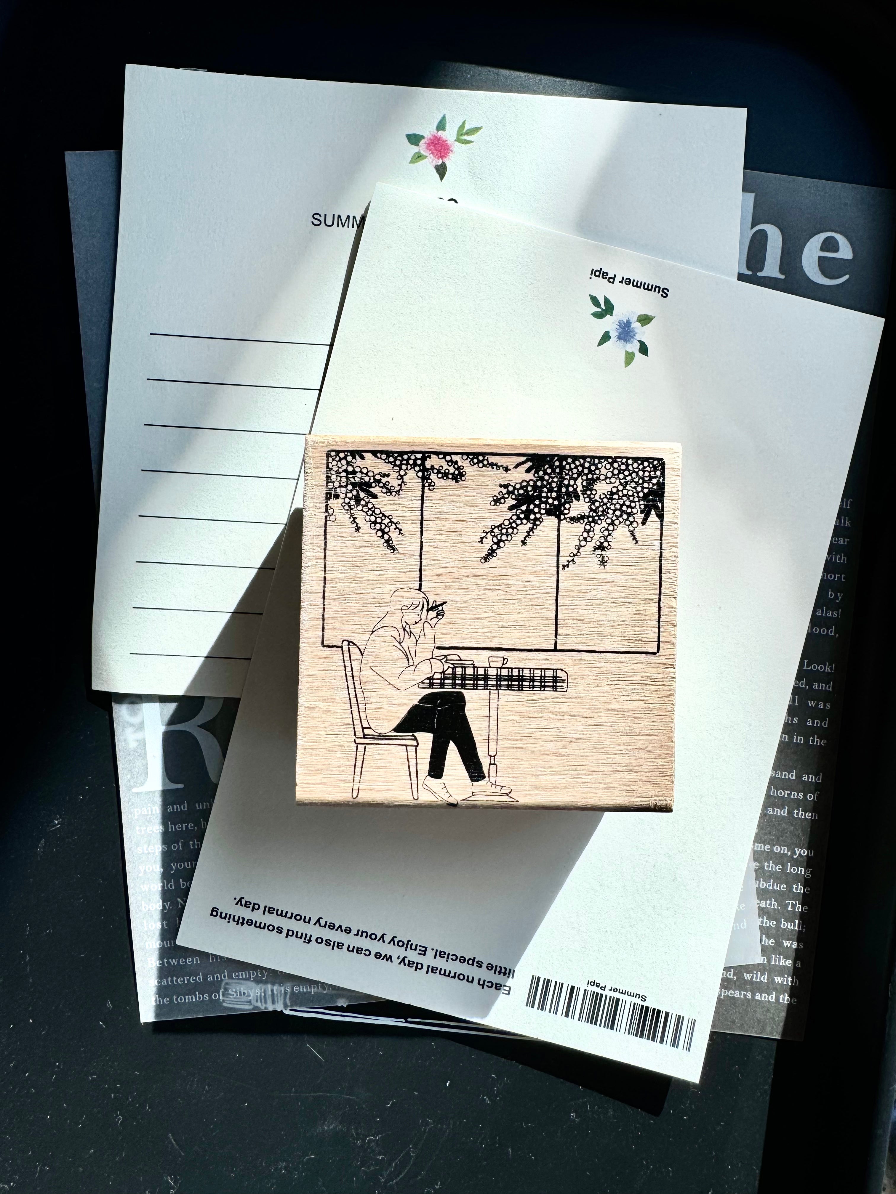 Look Stamp - Me Time | Rubber Stamp – Emma Stationery Haul